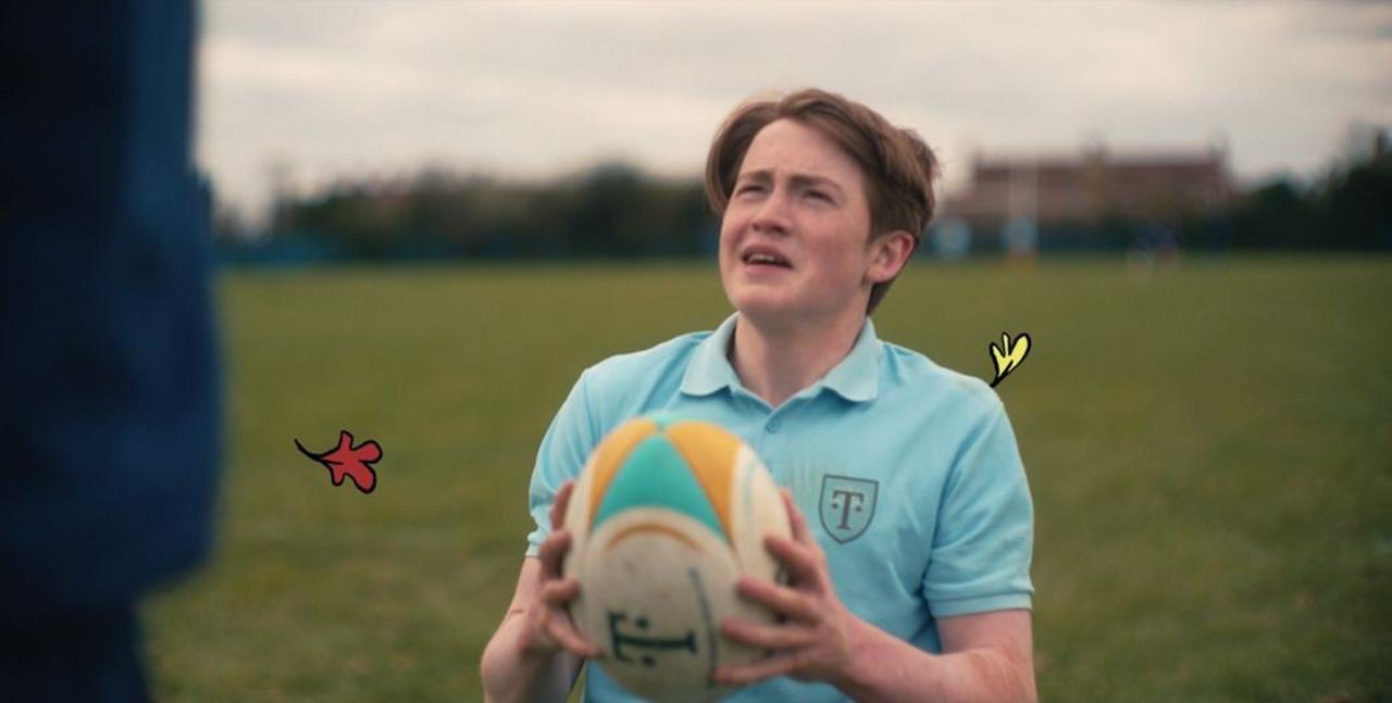 Signed rugby ball from HEARTSTOPPER's Kit Connor** | Powered by Givergy